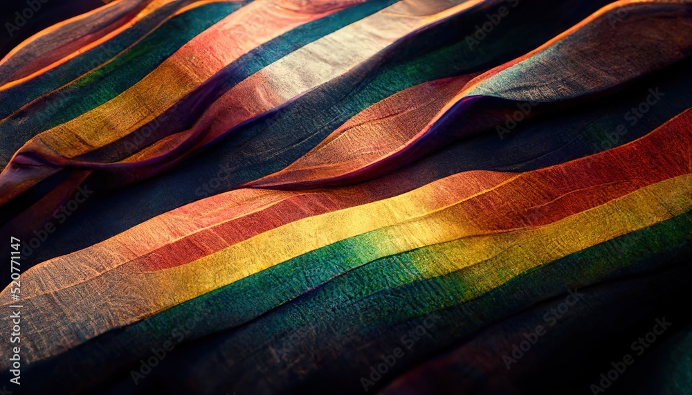 LGBTQIA Pride Rainbow Background, Inclusive Pride Background with ...