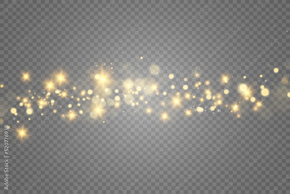 Beautiful sparks shine with special light. Vector sparkles on a ...