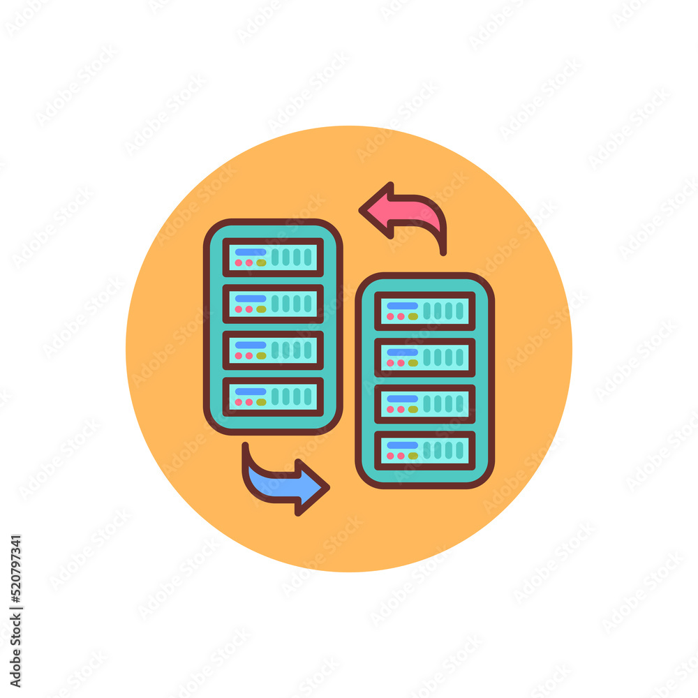 Database Replication icon in vector. Logotype Stock Vector | Adobe Stock Database Replication icon in vector. Logotype Stock Vector | Adobe Stock