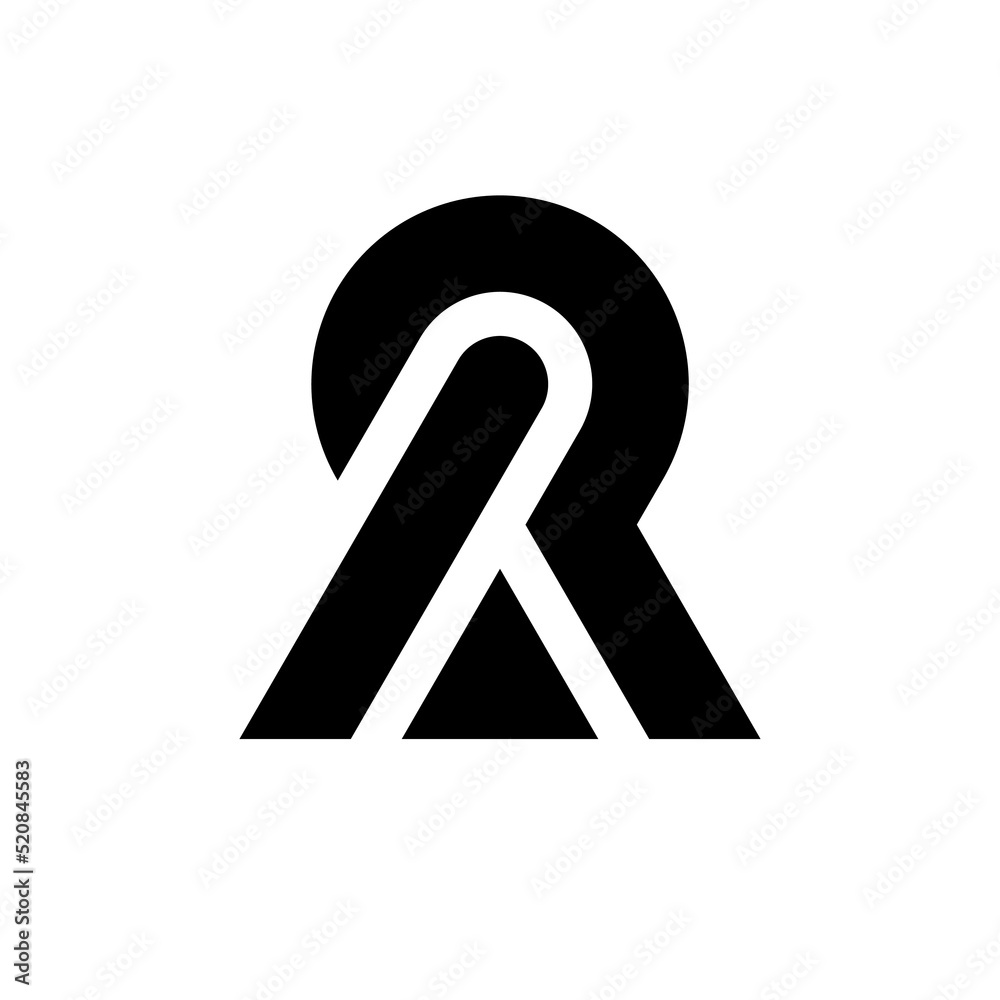 Letter AP AR monogram logo template Stock Vector | Adobe Stock