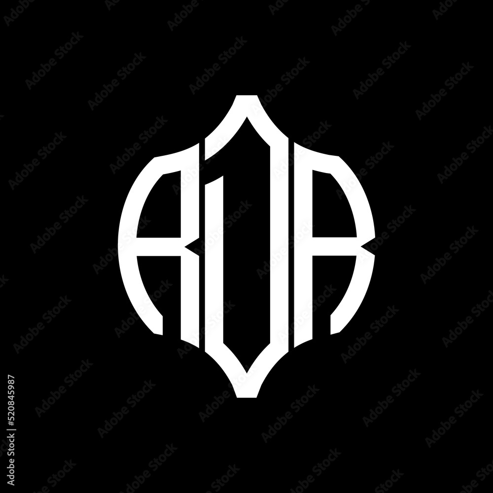 RDR letter logo. RDR best black background vector image. RDR Monogram ...