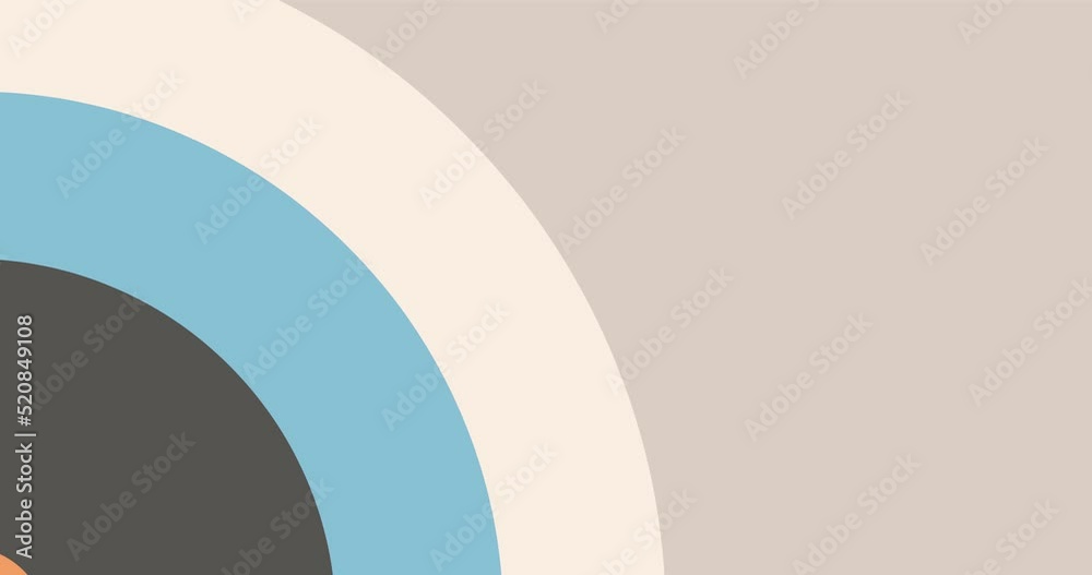 ring circle background animation in bottom corner Stock Video | Adobe Stock