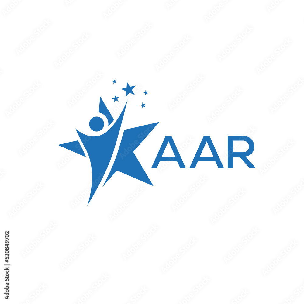 AAR Letter logo white background .AAR Business finance logo design ...