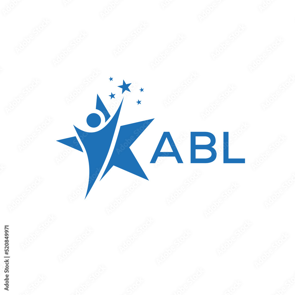 ABL Letter logo white background .ABL Business finance logo design ...