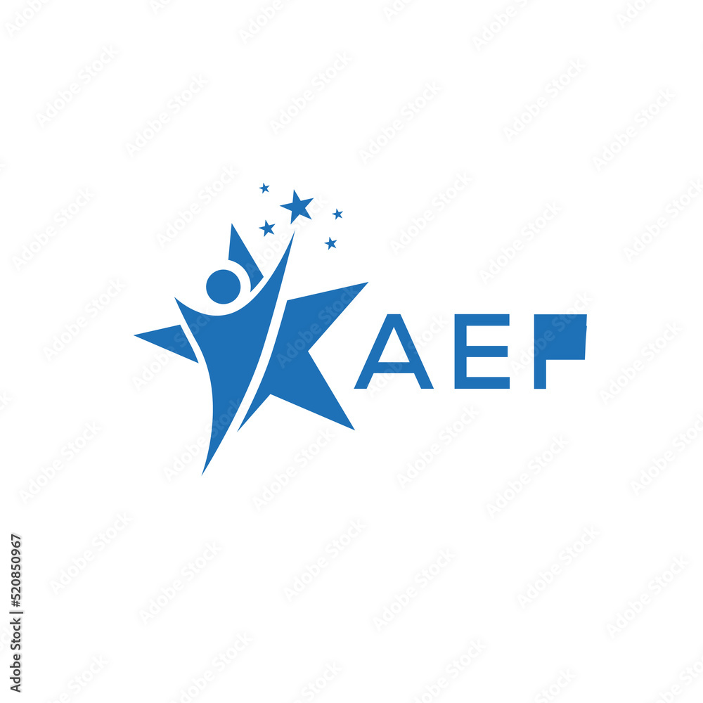 AEF Letter logo white background .AEF Business finance logo design ...