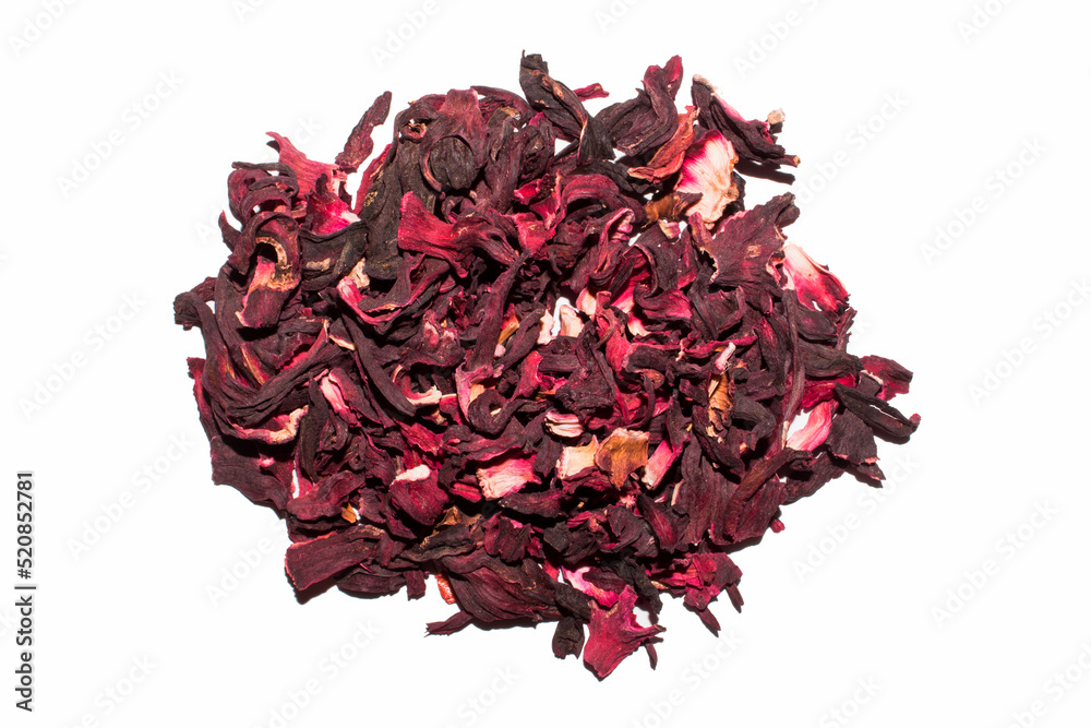 Karkade.Herbal drink made from Sudanese rose flowers.Background of ...