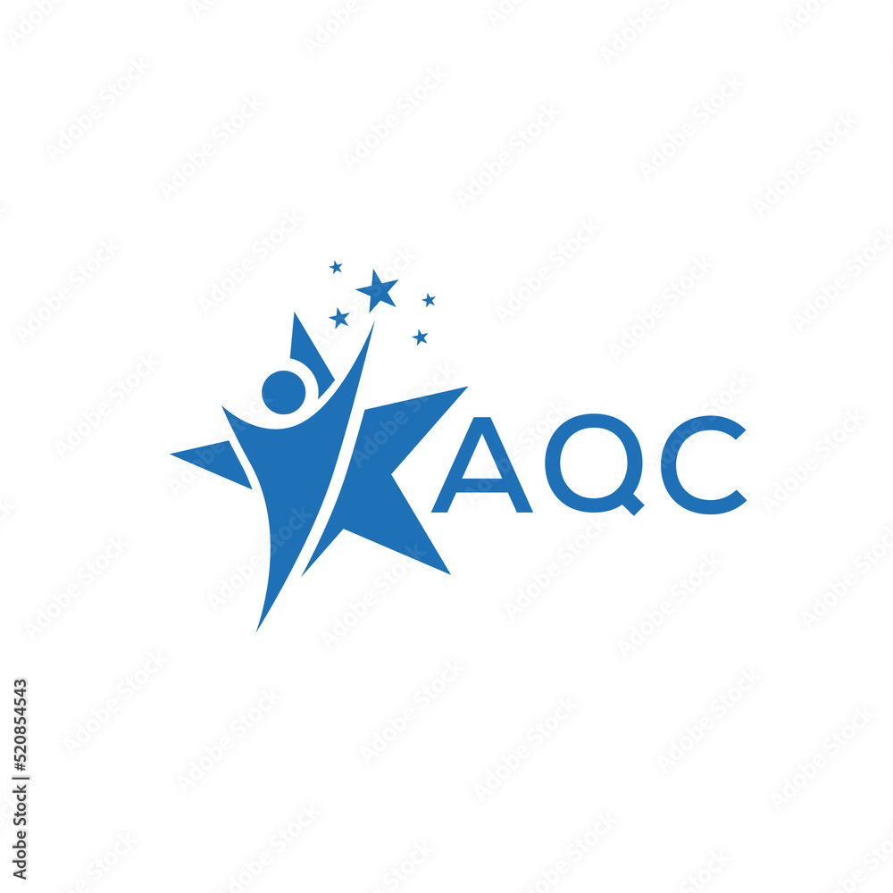 AQC Letter logo white background .AQC Business finance logo design ...