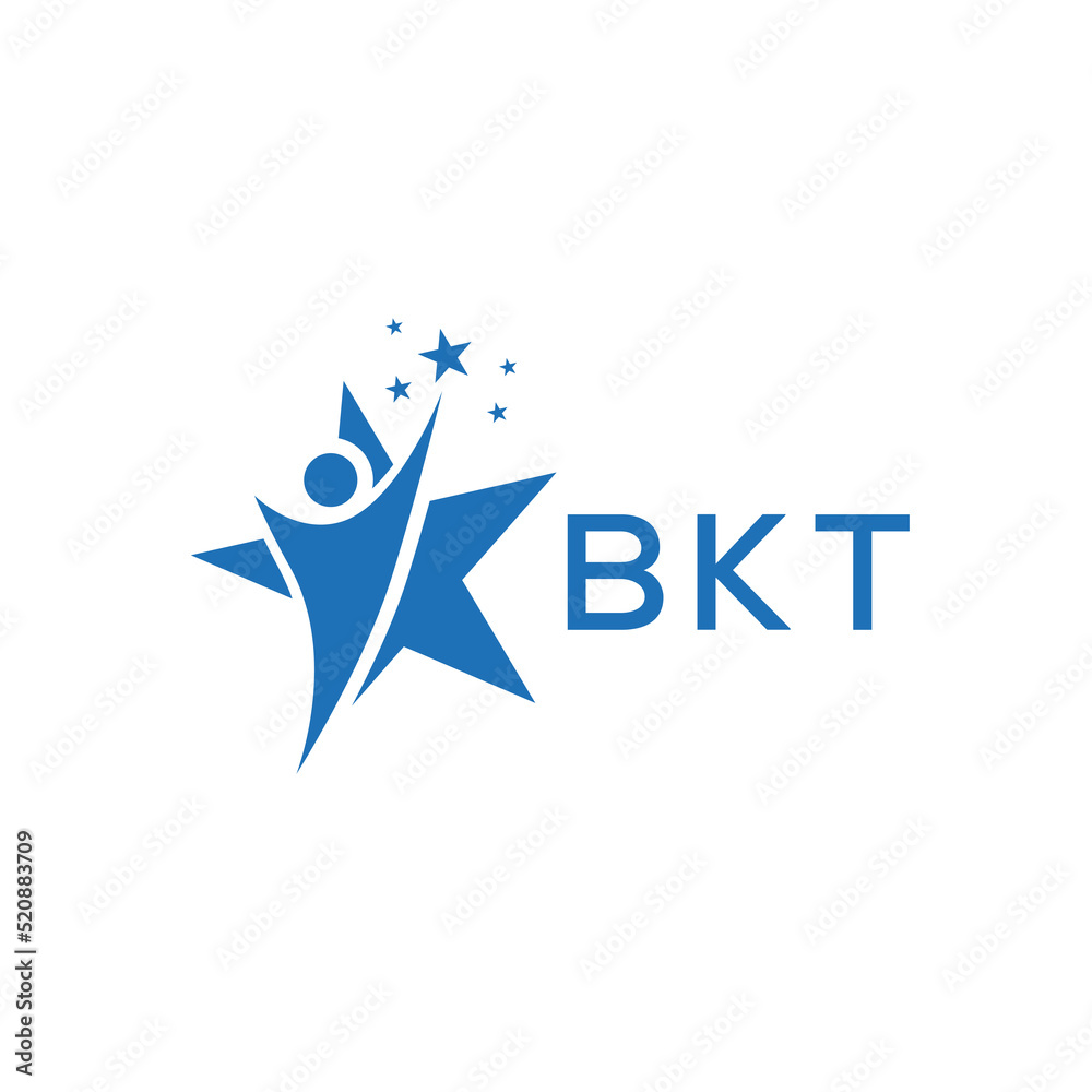 BKT Letter logo white background .BKT Business finance logo design vector image in illustrator ...
