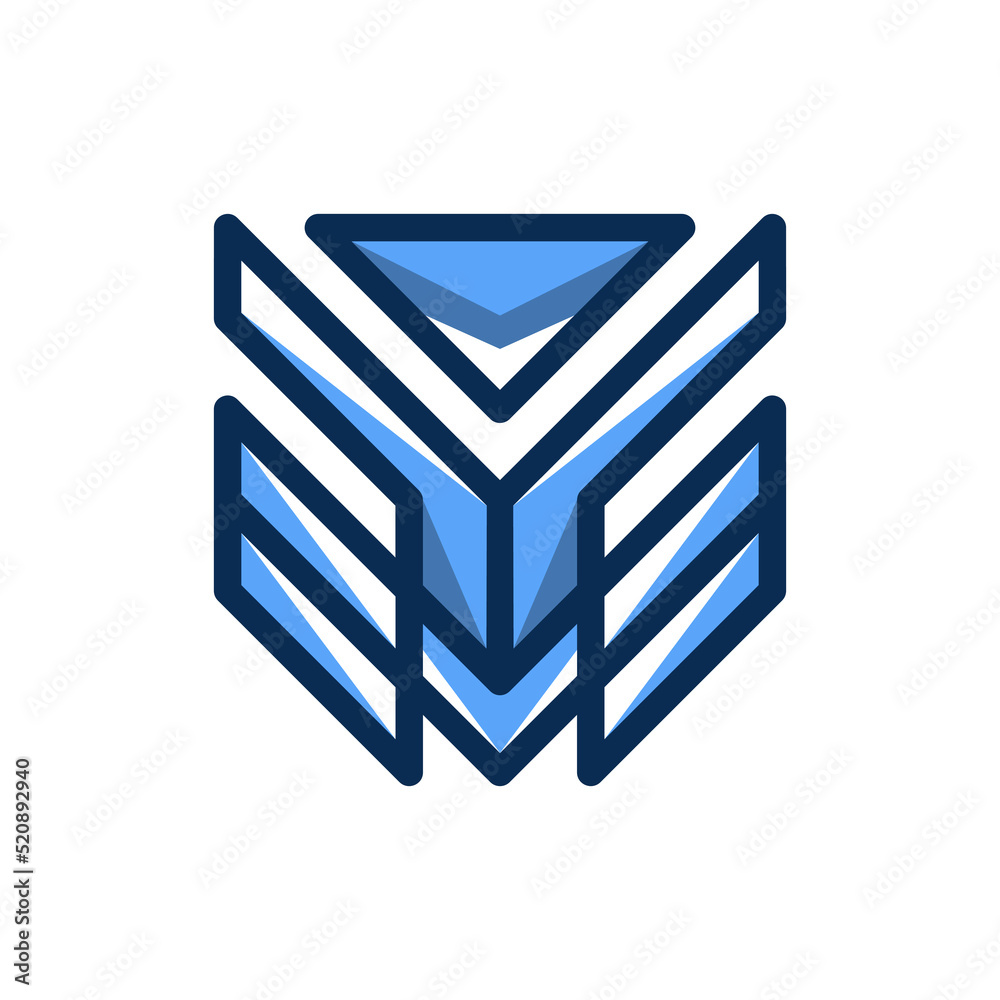 head robot logo design vector, intelligence, brain, circuit, digital ...