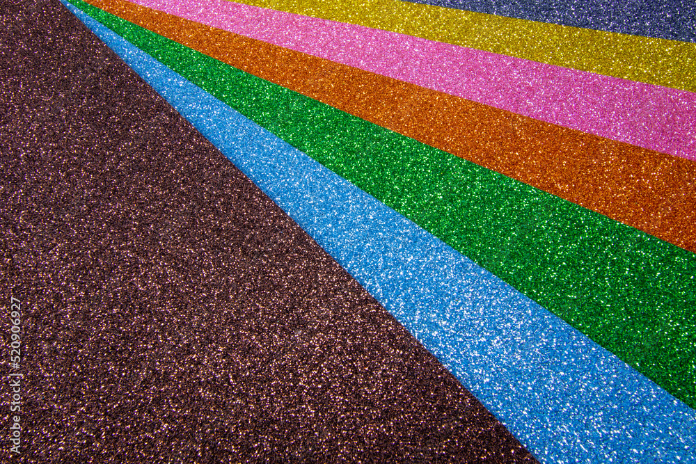 Rainbow glitter texture background.Multicolored rainbow glitter ...