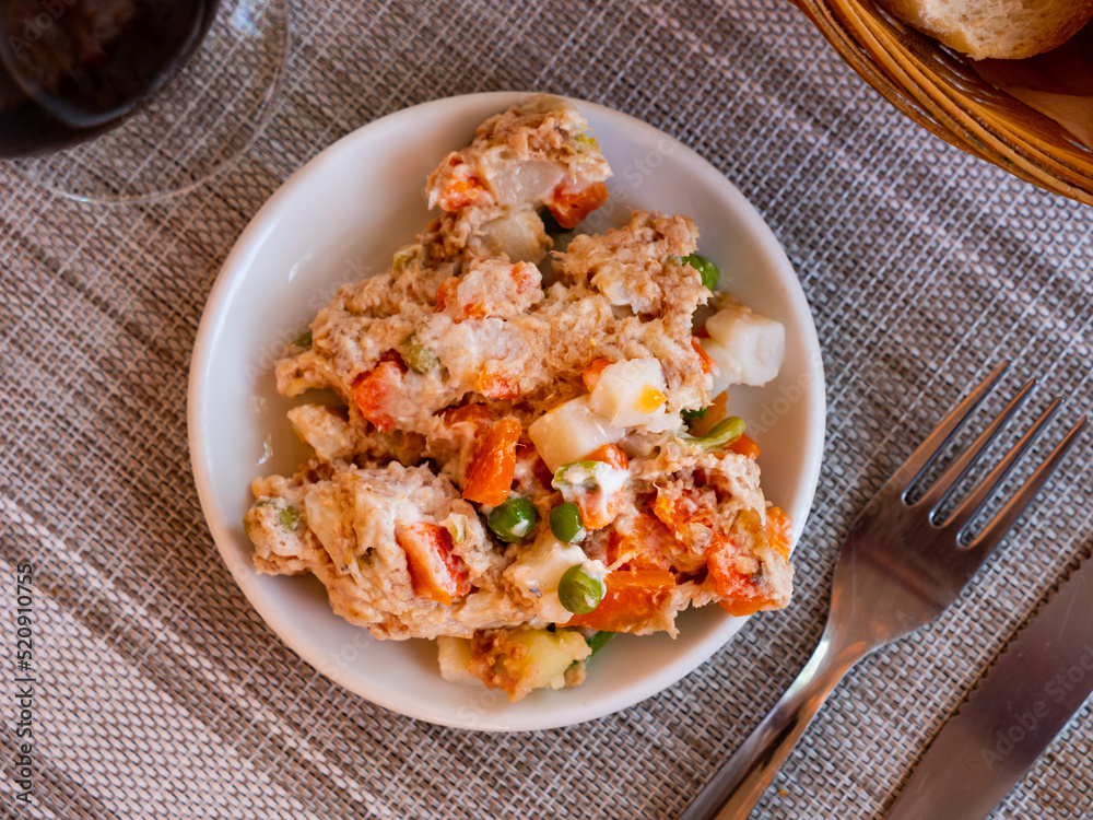 Ensalada Rusa Ecuatoriana