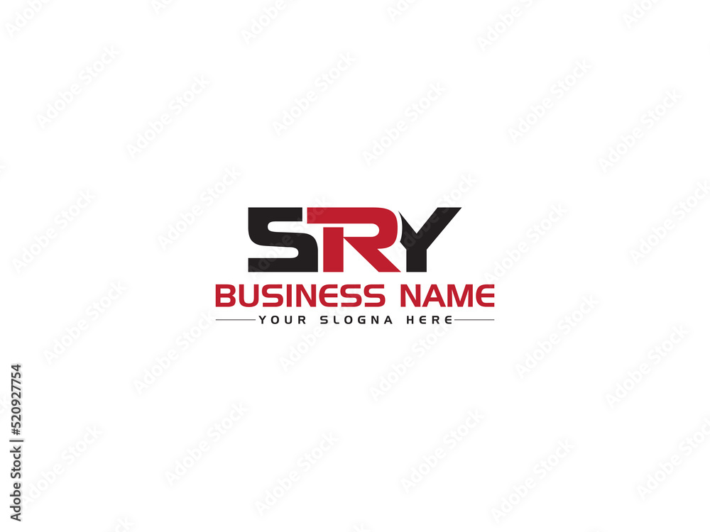 Vetor de Alphabet SRY Logo Icon Vector, Premium SR s r y Logo Image ...