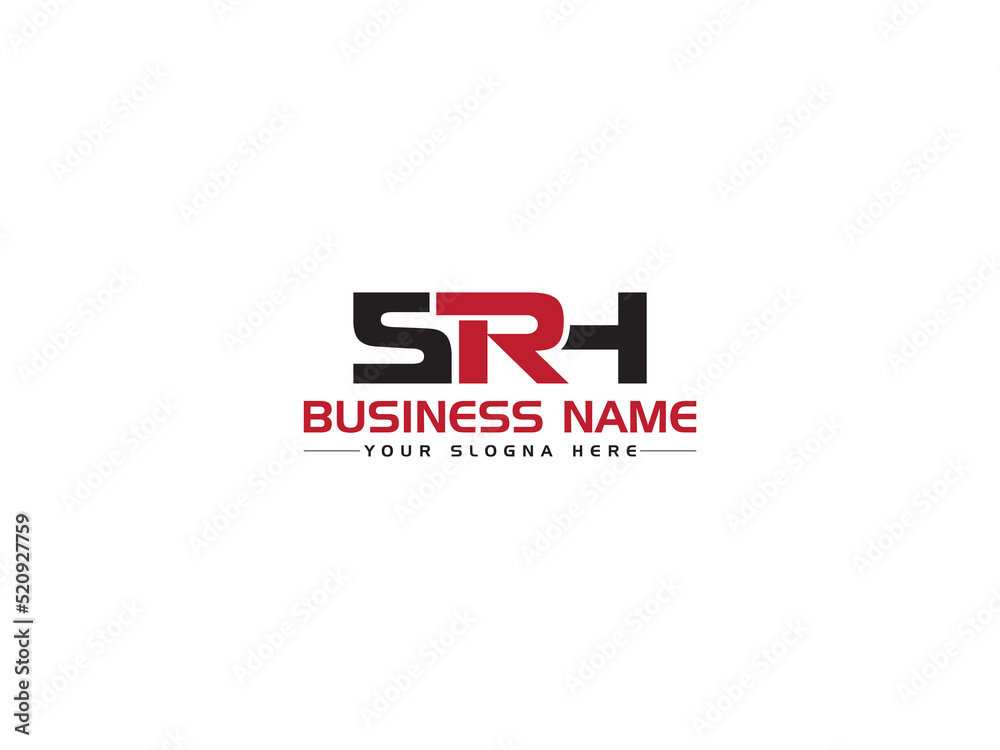 Alphabet SRH Logo Icon Vector, Premium SR s r h Logo Image Design And ...