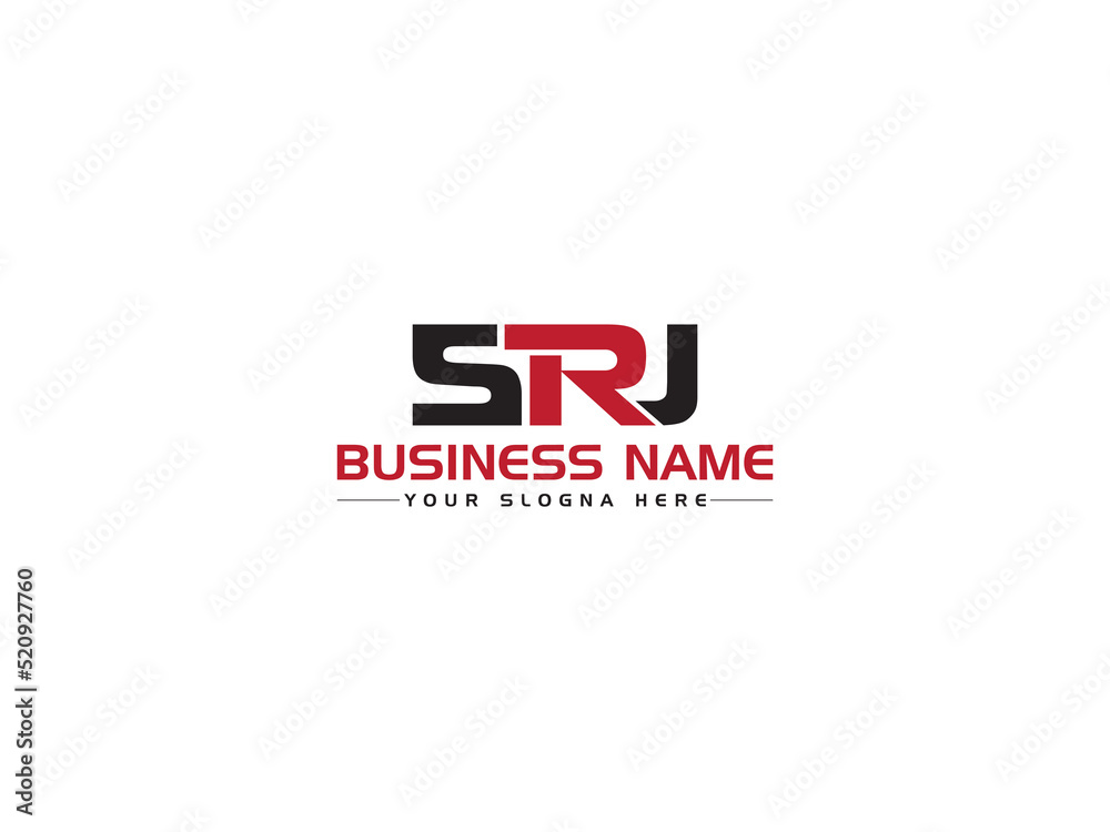 Alphabet SRJ Logo Icon Vector, Premium SR s r j Logo Image Design And ...