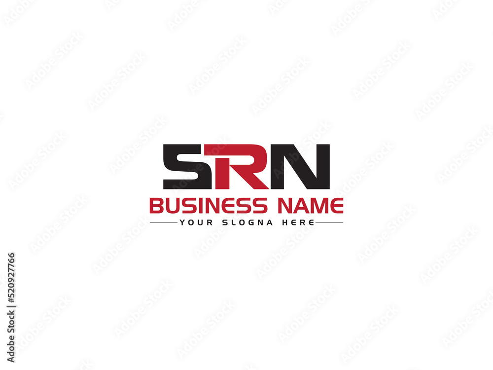 Alphabet SRN Logo Icon Vector, Premium SR s r n Logo Image Design And ...