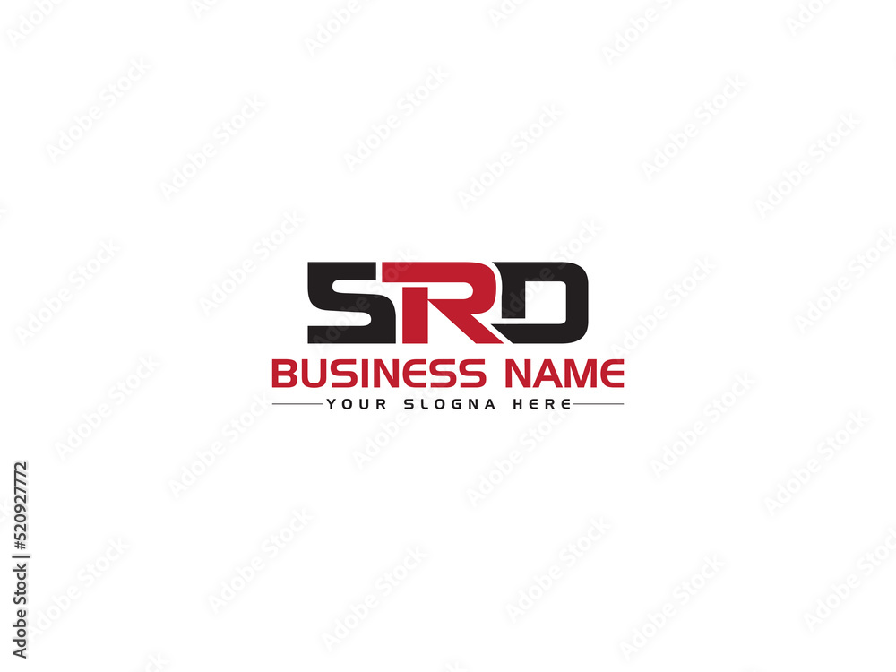 Alphabet SRD Logo Icon Vector, Premium SR s r d Logo Image Design And ...