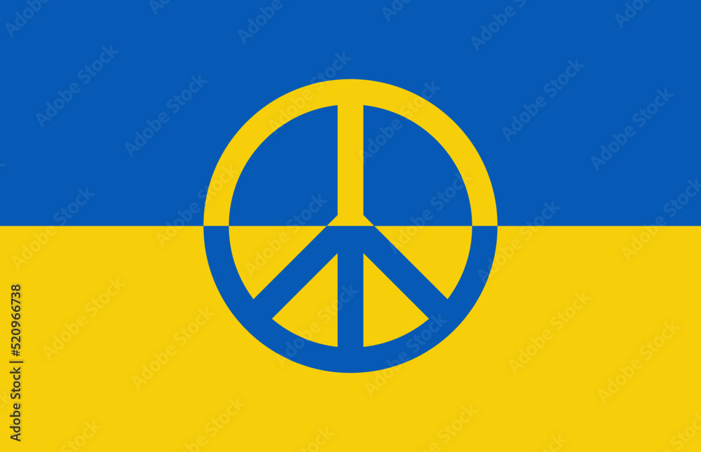 Ukraine flag peace vector logo symbol on alpha transparent background ...