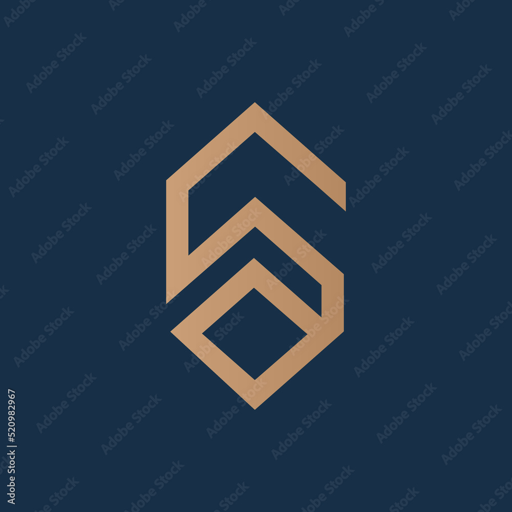 Letter S logo. Bold signature icon. Real estate alphabet initial. Lettering sign. Modern deco ...