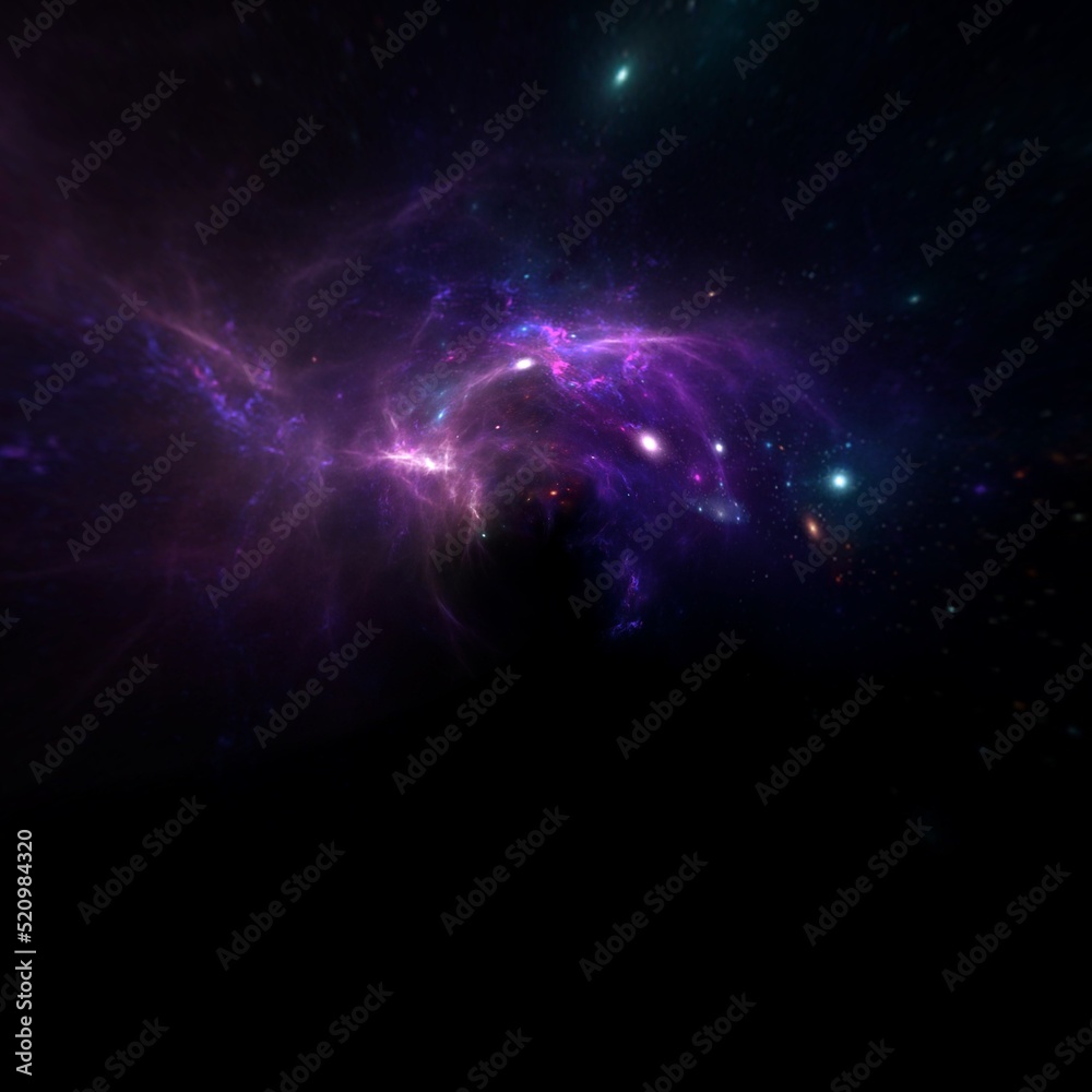 science fiction wallpaper. Beauty of deep space. Colorful graphics for ...