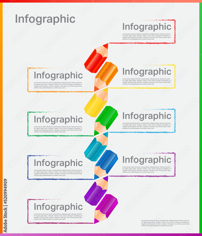 Education infographics template 8 step option. Timeline infographic ...