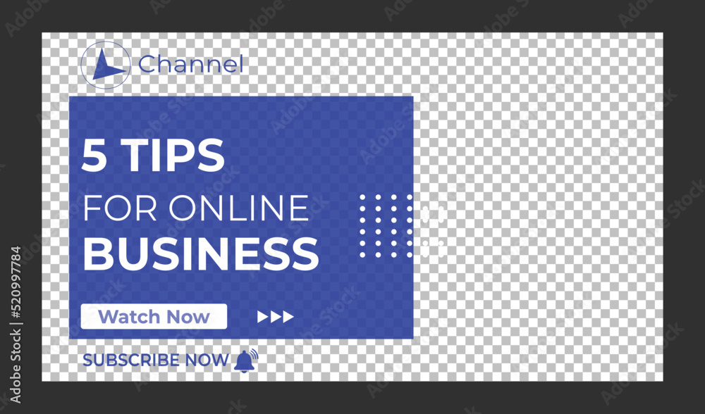 Editable Creative corporate social media web banner and youtube ...