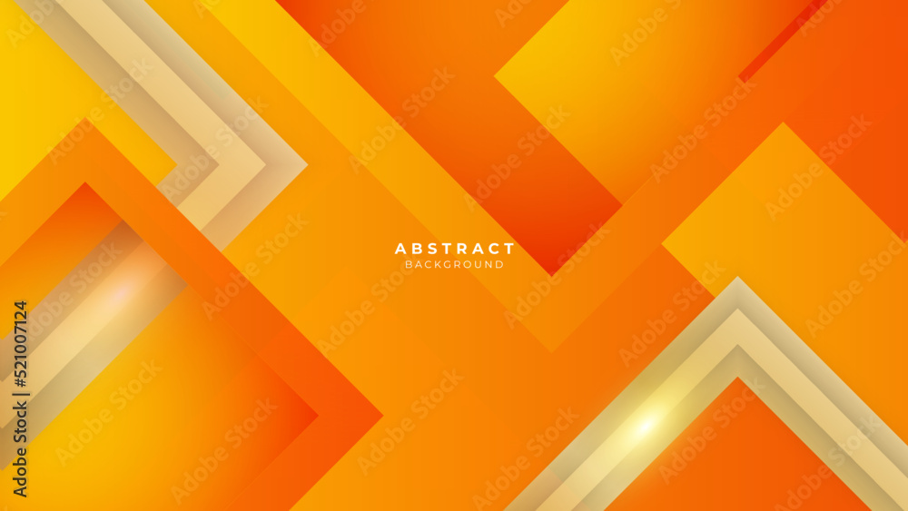 Modern orange and gold luxury abstract background Stock Vector | Adobe ...