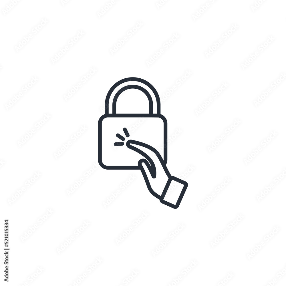 Access icons symbol vector elements for infographic web Stock Vector ...