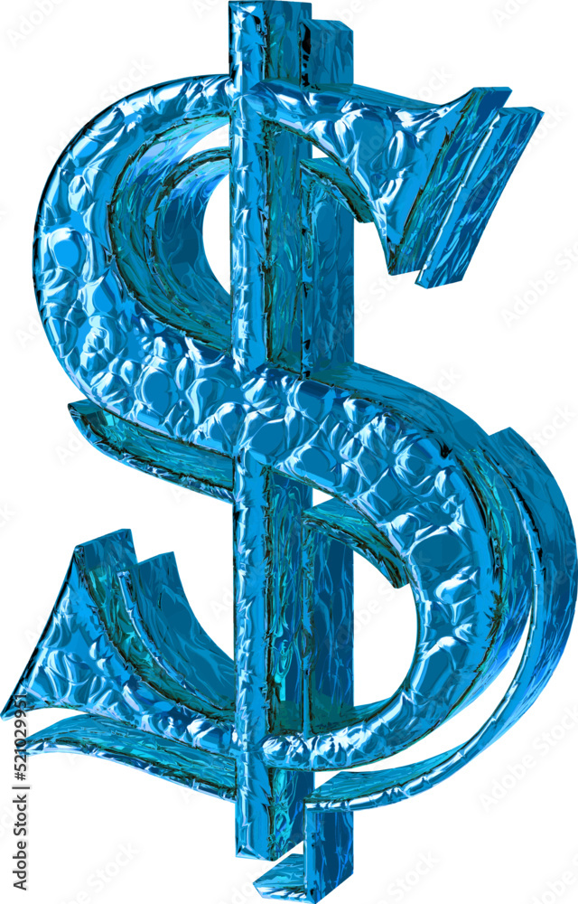 Fluted blue symbol. right side view Stock Vector | Adobe Stock