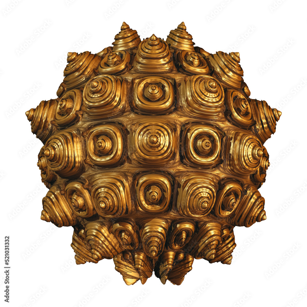 3d abstract golden mace mystic hanuman weapon Stock Illustration ...
