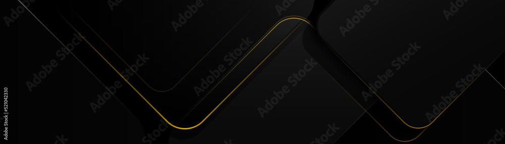 Elegant gloss black rounded square abstract background with reflection ...