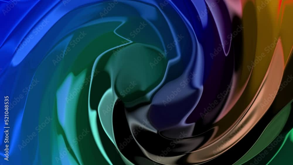 abstract glossy wave pattern animated liquid 4k. Stock Video | Adobe Stock