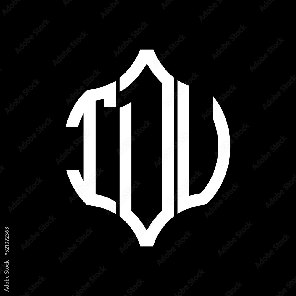 TDV letter logo. TDV best black background vector image. TDV Monogram ...