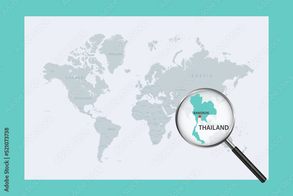 thailand map