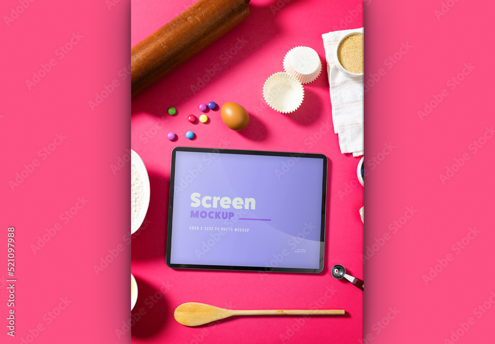 Tablet Mockup Stock Template | Adobe Stock