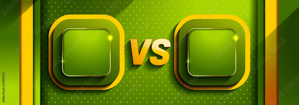 Versus battle background, business competitor template design, oblique ...