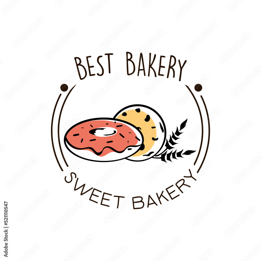 Simple hand drawn bakery logo cliparts Stock Vector | Adobe Stock Simple hand drawn bakery logo cliparts Stock Vector | Adobe Stock