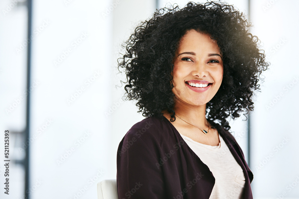 Smiling face of a businesswoman, HR professional or corporate worker in ...