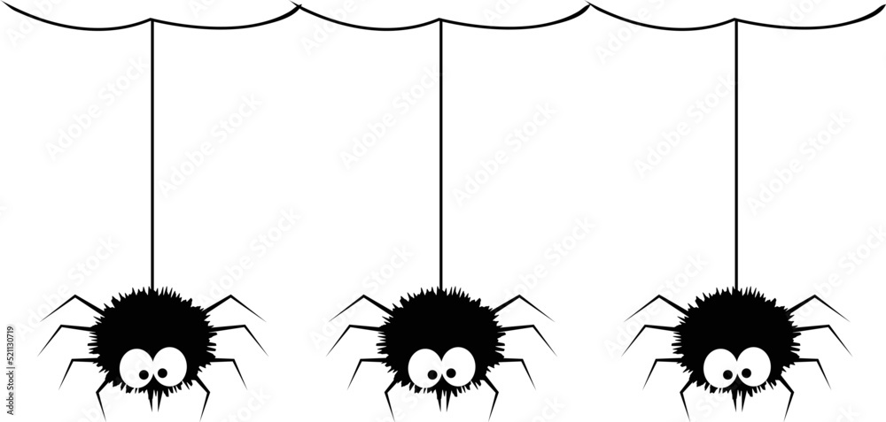 Cute Spider Vector illustration. Cute Spider Clip art or image. Stock ...