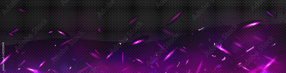 Magic purple sparkles, glitter and flares. Luxury bright effect of ...