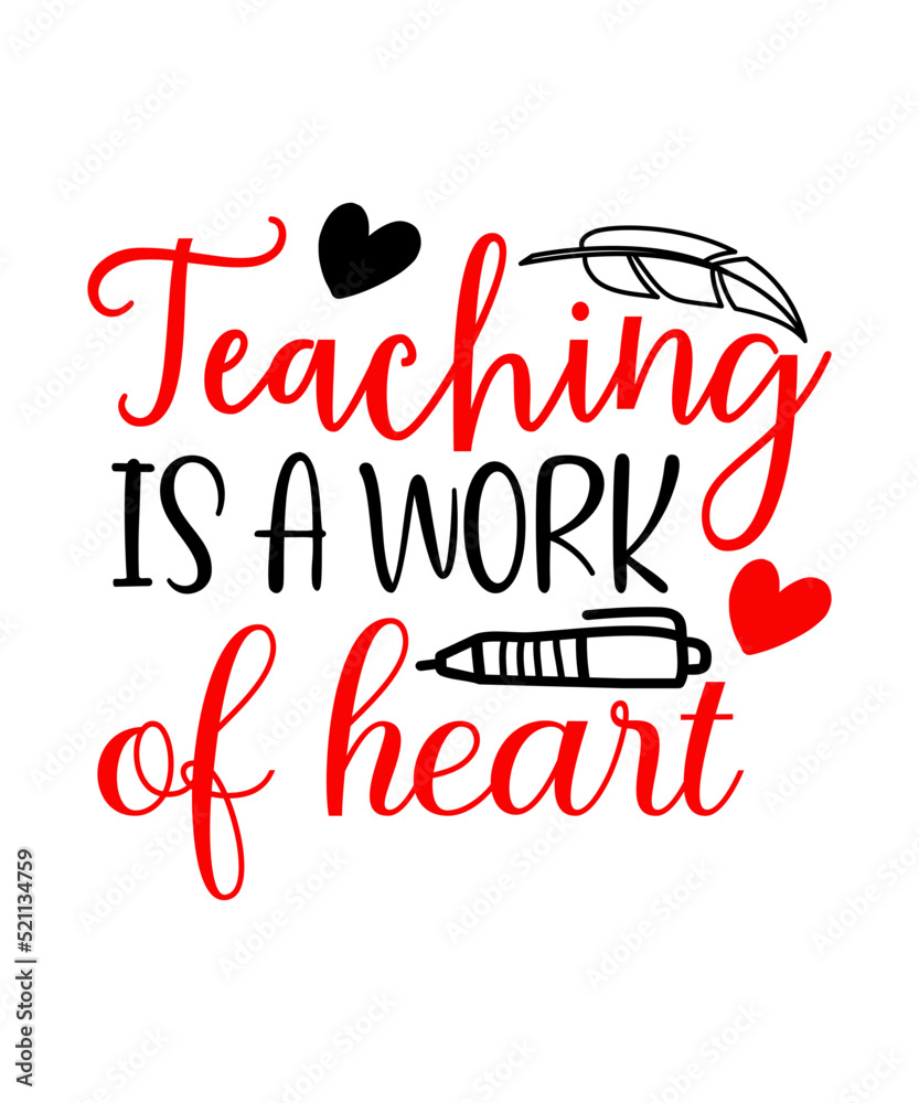 Teacher Svg Bundle, Teacher Svg, Funny Svg, School Teacher Shirt Svg ...