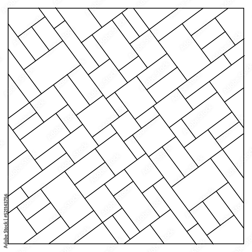 Decorative plaid pattern art for coloring pages for adults. Good mood ...