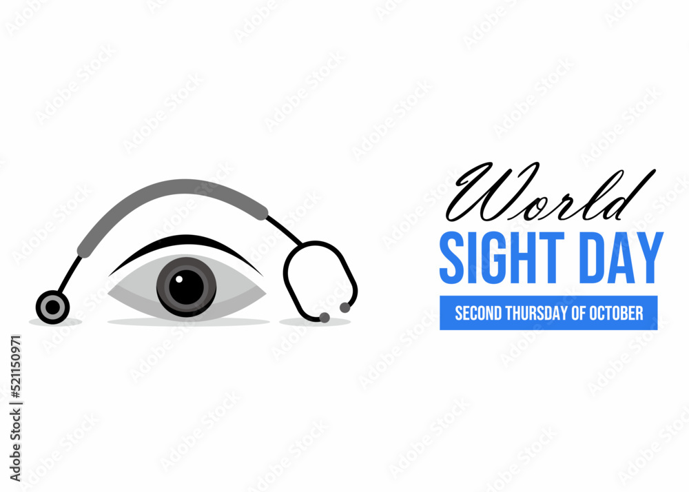 World sight day illustration Stock Vector | Adobe Stock