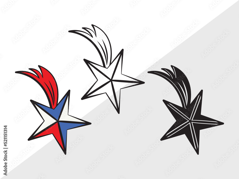 Stars SVG | Glowing Stars Svg | Shooting Stars Svg | Outer Space Svg ...