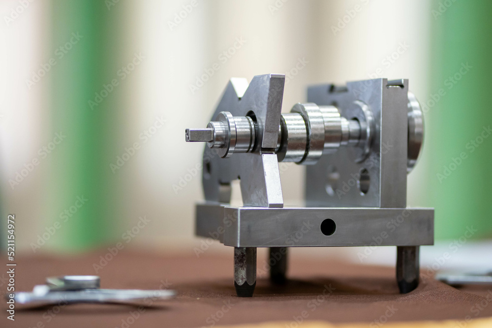 Measuring specimen kit for training purposes in a metrology lab. Stock ...