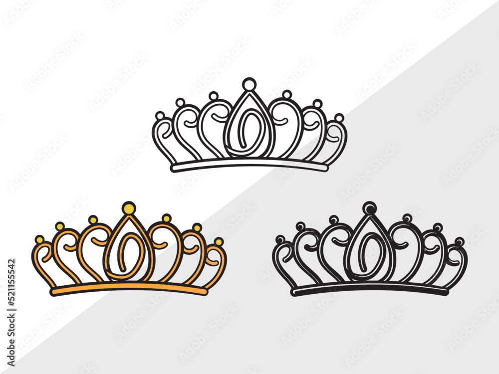 Crown SVG | Tiara Svg | King Crown Svg | Queen Crown Svg | Crown ...