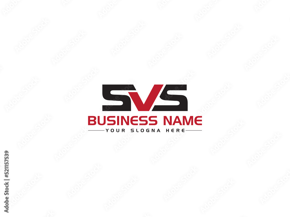 Abstract SVS Logo Letter Design, Colorful SV s v s Logo Icon Vector ...