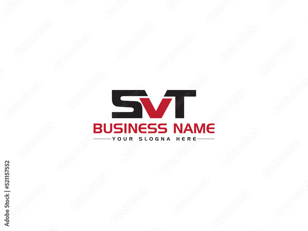 Abstract SVT Logo Letter Design, Colorful SV s v t Logo Icon Vector ...