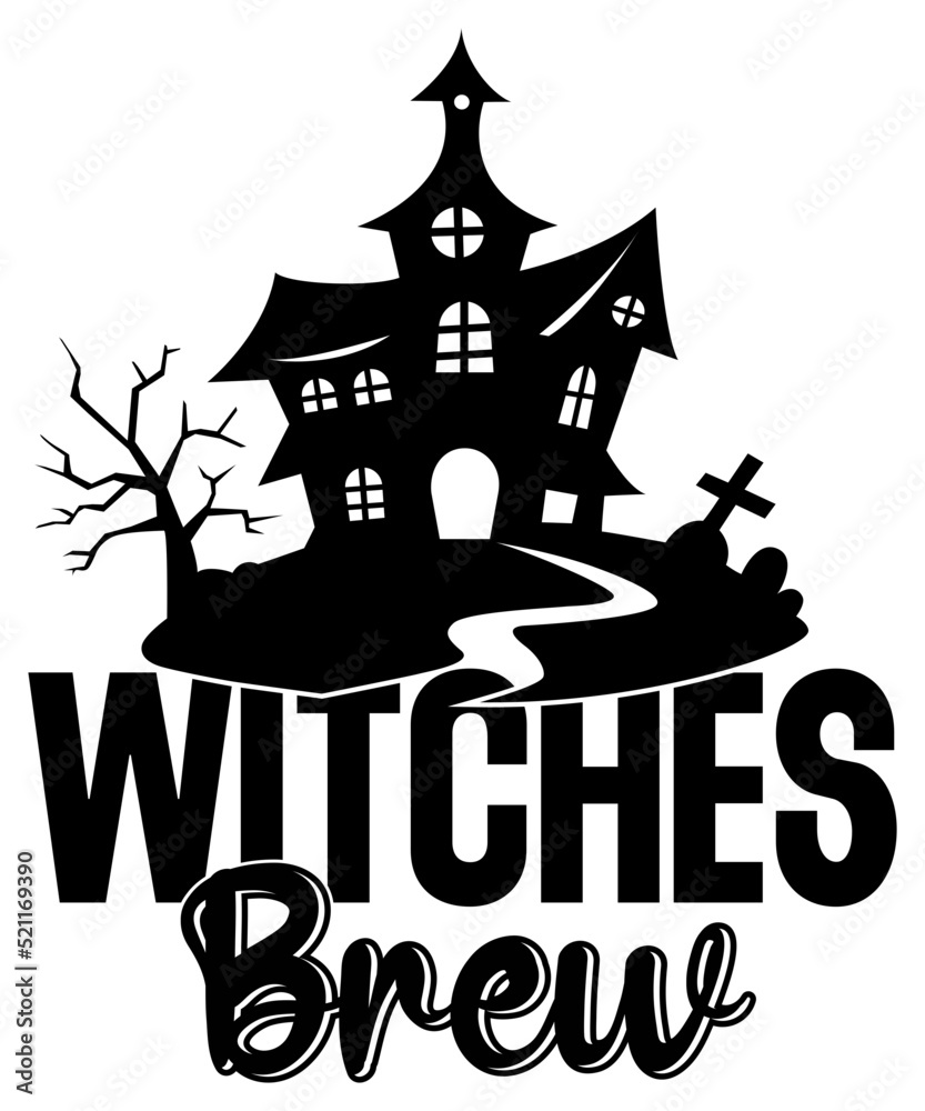 Vintage Black And White Halloween Clipart