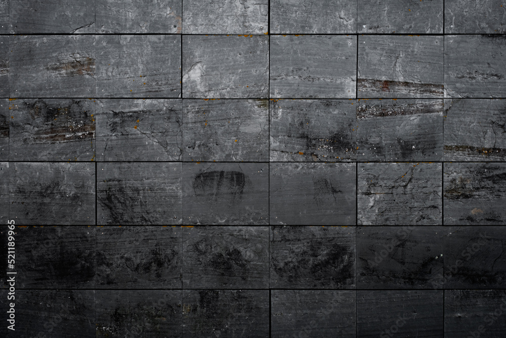 Slate effect porceliain tiles wall cladding Stock Photo | Adobe Stock