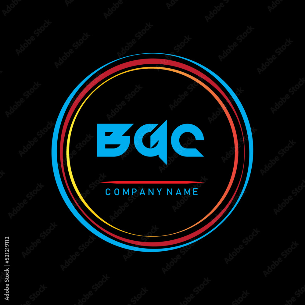 BGC letter logo design for company ,B G C creative vector design ,B G C ...